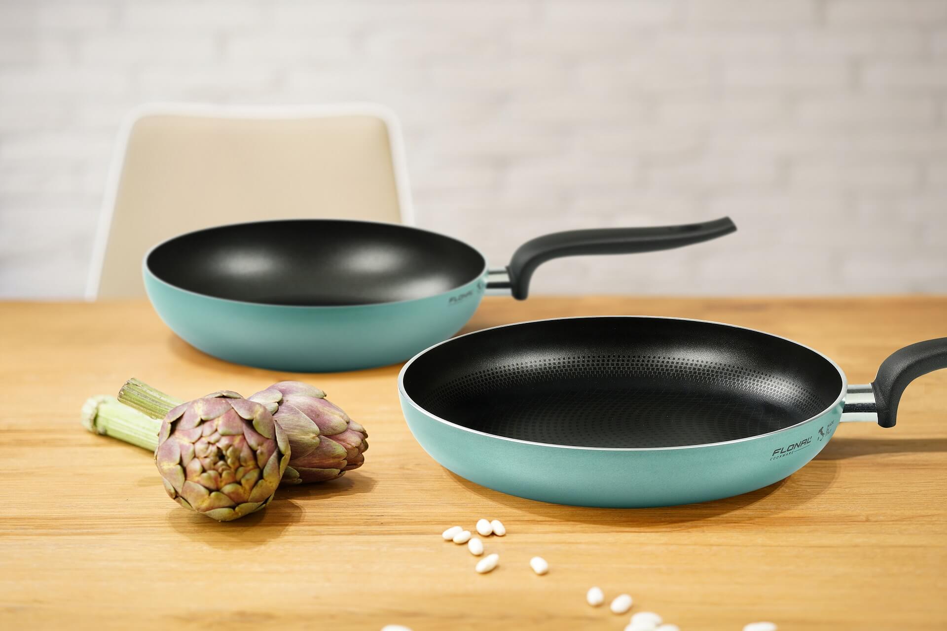 Linea di padelle The Wall con tecnologia PB Tech - Flonal Cookware